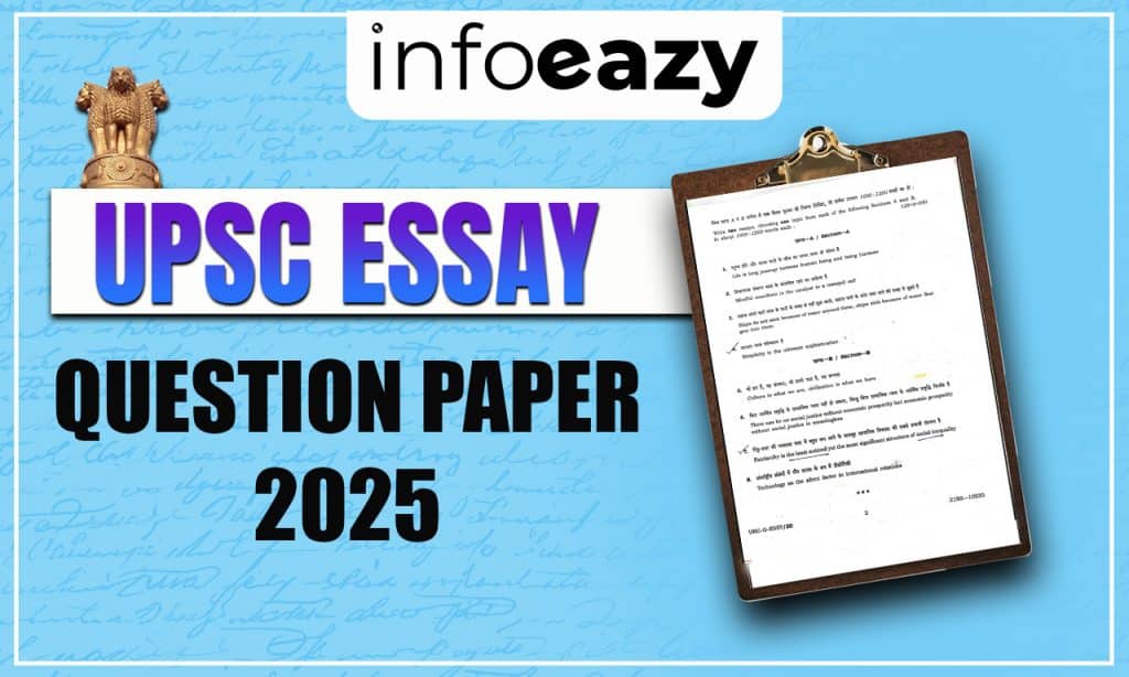 UPSC Mains Optional Question Paper 2025, Download for Paper 1 & 2