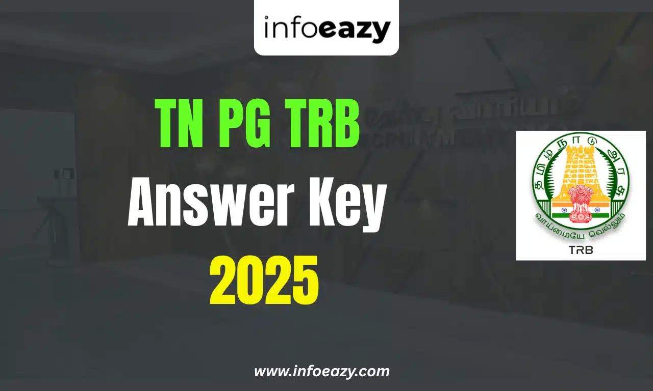 TN PG TRB Answer Key 2025 Out Download Link Raise Objections TN PG TRB Answer Key 2025 Out Download Link Raise Objections